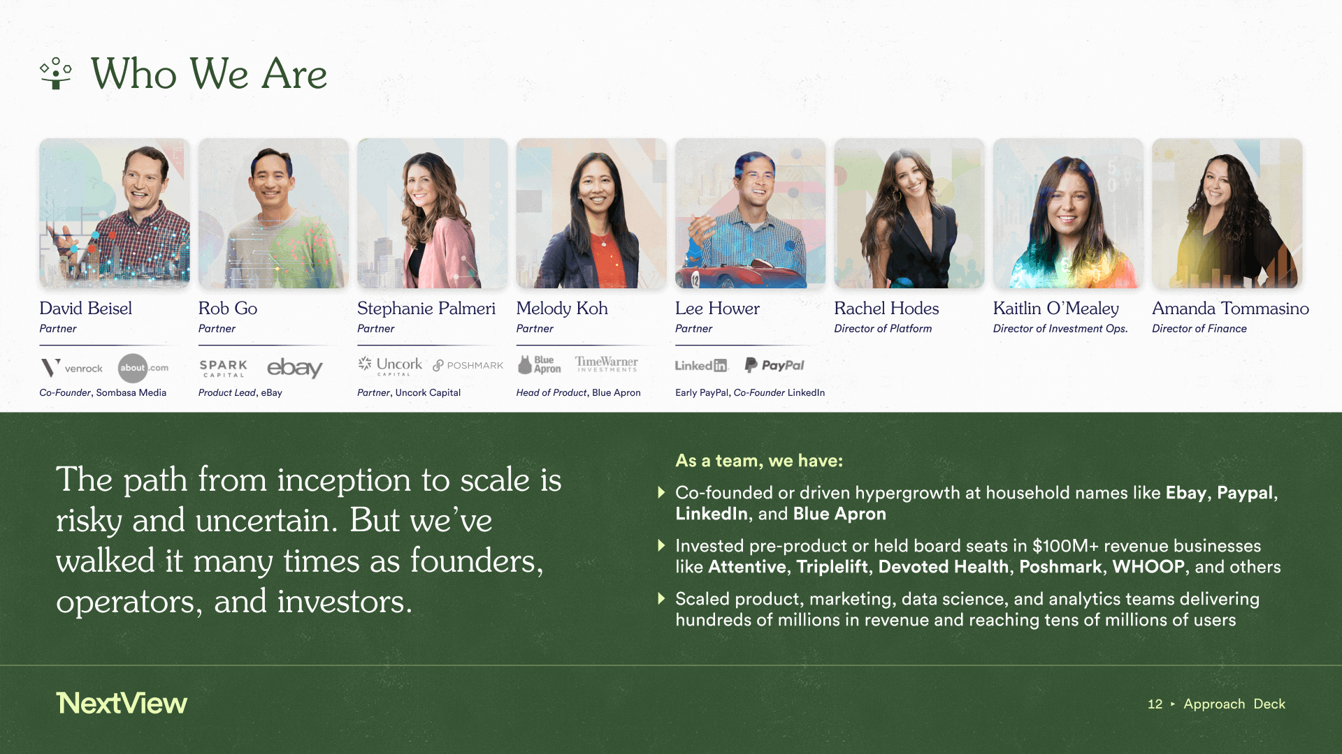 Approach - NextView Ventures